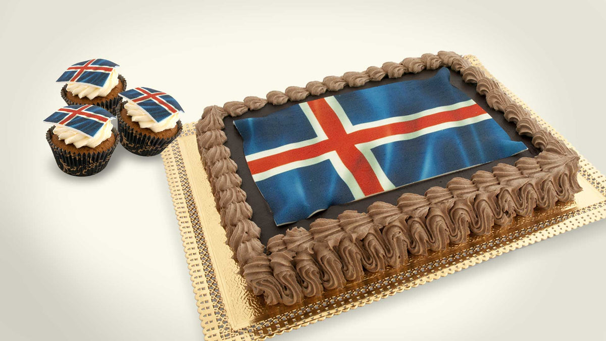 Áfram Ísland - Áfram súkkulaðiterta – Tertugallerí